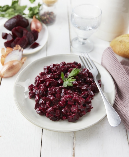Betteraves rouges à l’échalote - Salade végétale